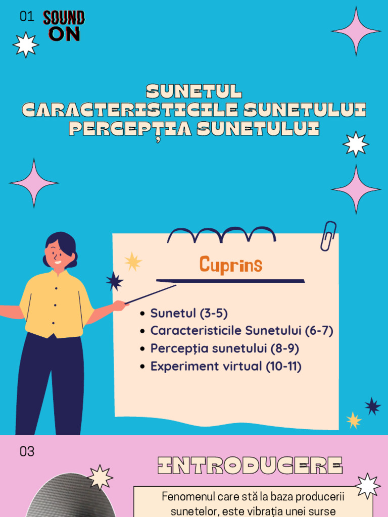 2321-Sunetul. Caracteristicile Sunetului. Percepția Sunetului. | PDF