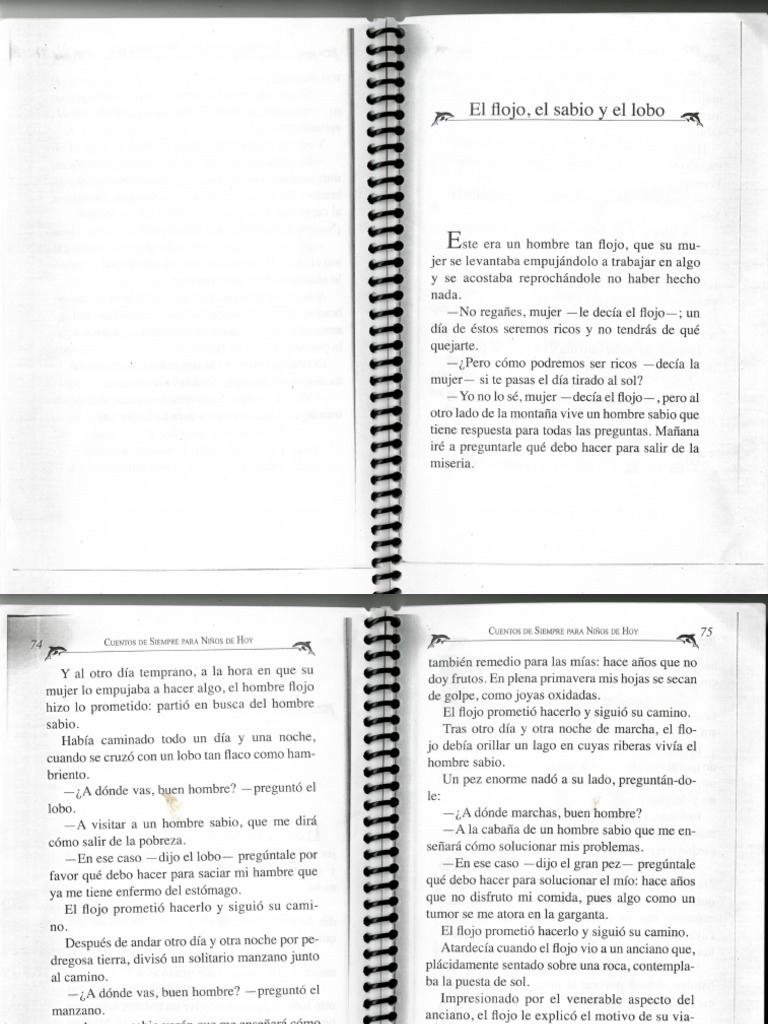 El Flojo, El Sabio y El Lobo | PDF