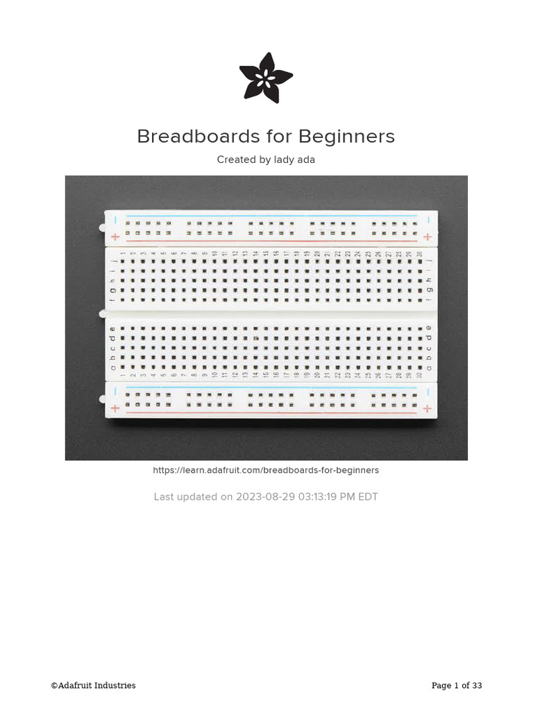 Breadboards For Beginners | PDF | Computer Engineering | Electronic Engineering