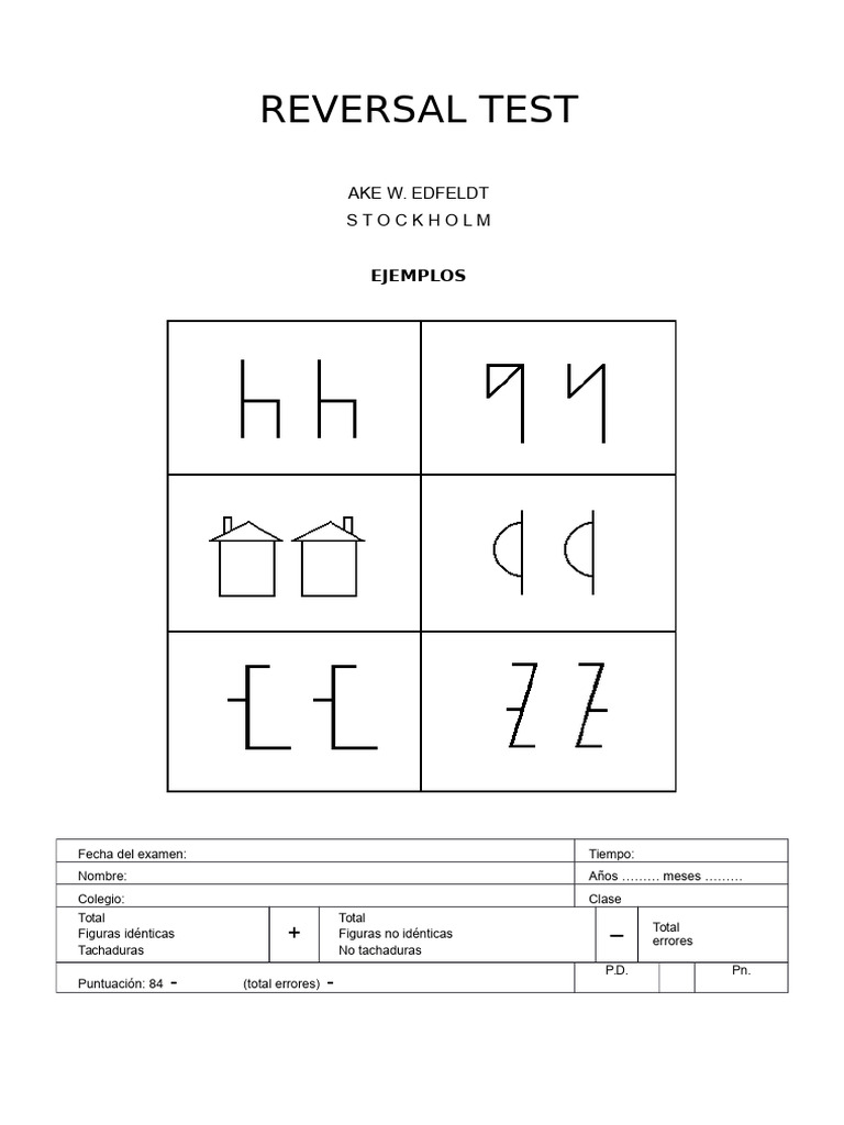 Reversal Test | PDF