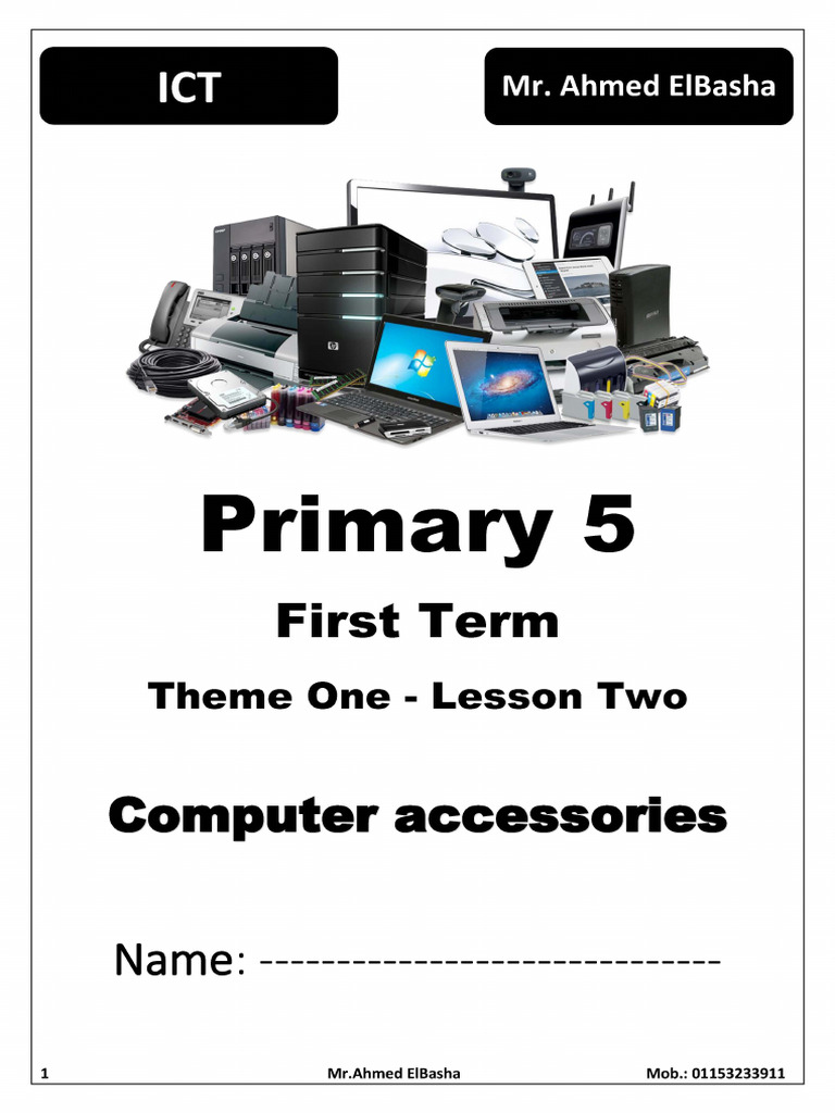 Grade 5 - ICT - Theme 1 lesson 2 2024 | PDF