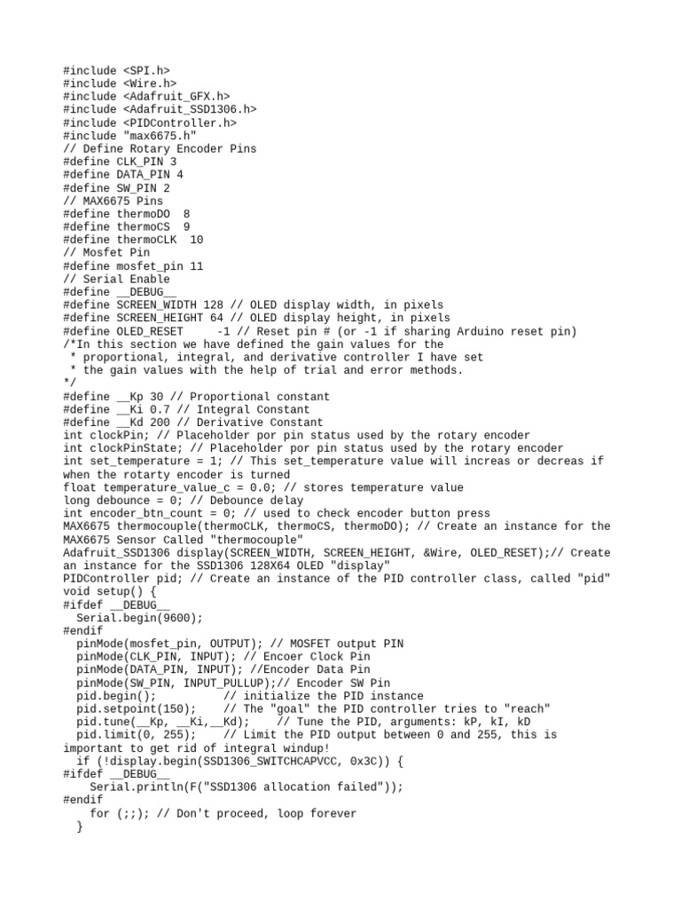 PIDtempcontrol | PDF | Cursor (User Interface) | Electrical Engineering