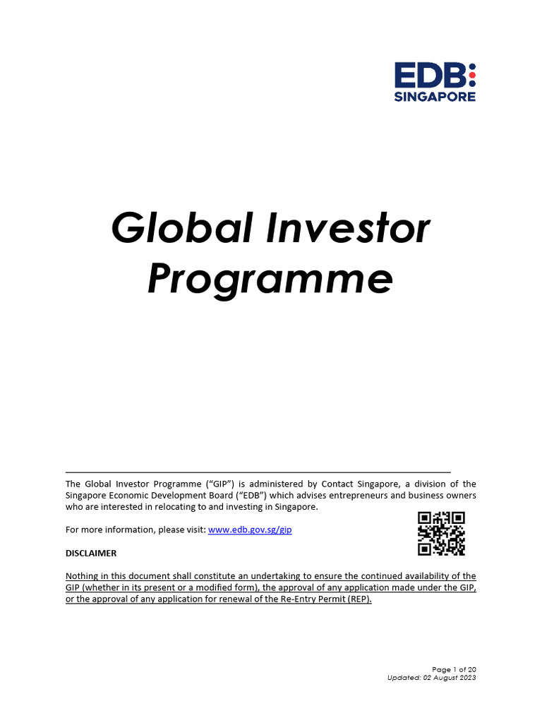 GIP Factsheet | PDF | Notary Public | Financial Capital