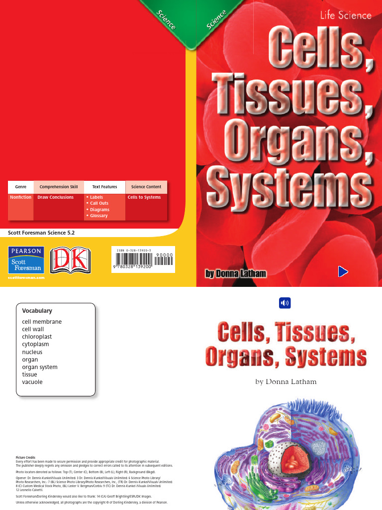 G5 - LSR - 2Y - 5.02 Cells, Tissues, Organs, Systems | PDF