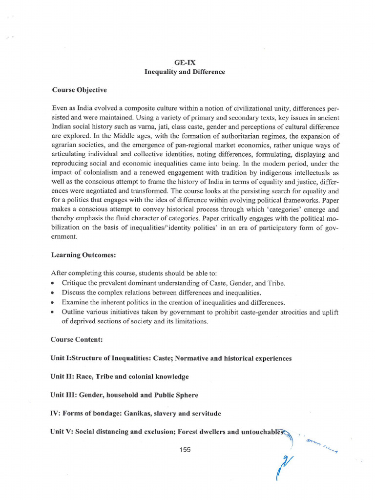 GE History Syllabus (4th Semester) | PDF