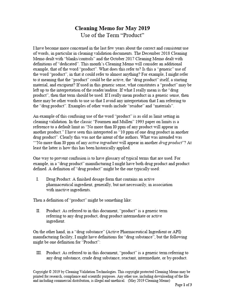Cleaning Memo For May 2019 | PDF | Food And Drug Administration ... Cleaning Memo For May 2019 | PDF | Food And Drug Administration ...