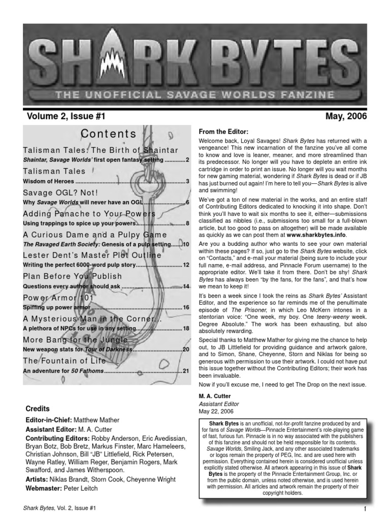 Volume 2, Issue #1 | PDF