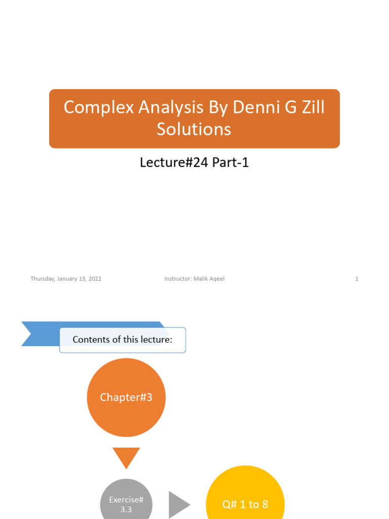 Complex Analysis Exercise 3.3 Solutions | PDF