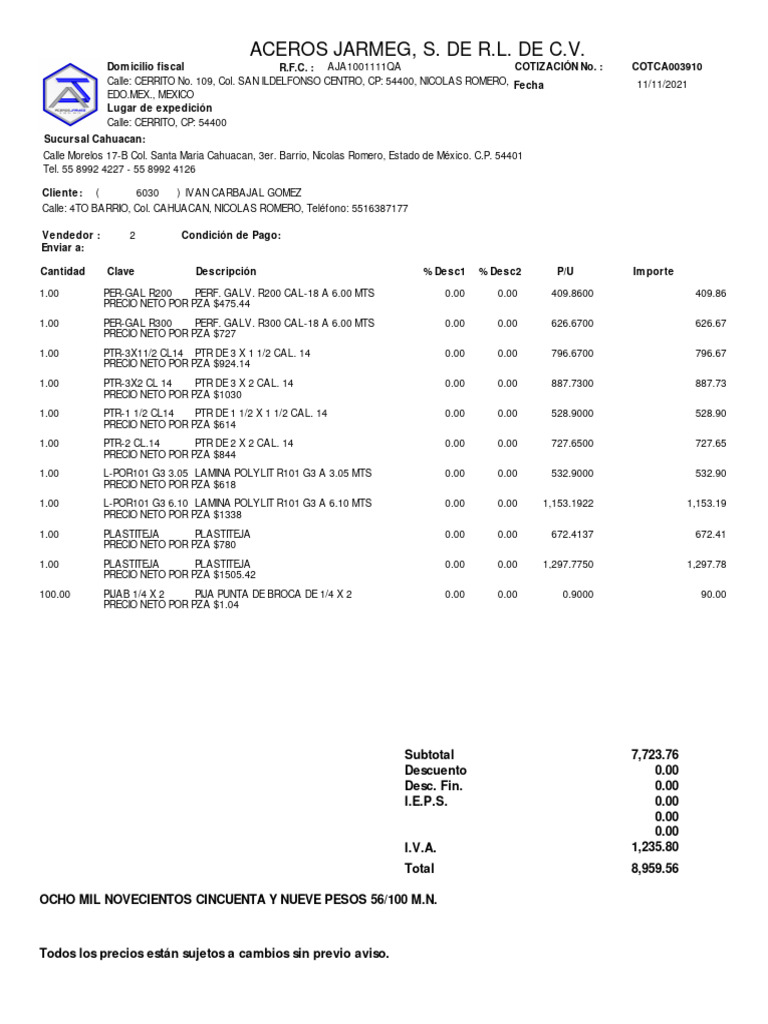 Reporte de Emisión de Documentos | PDF