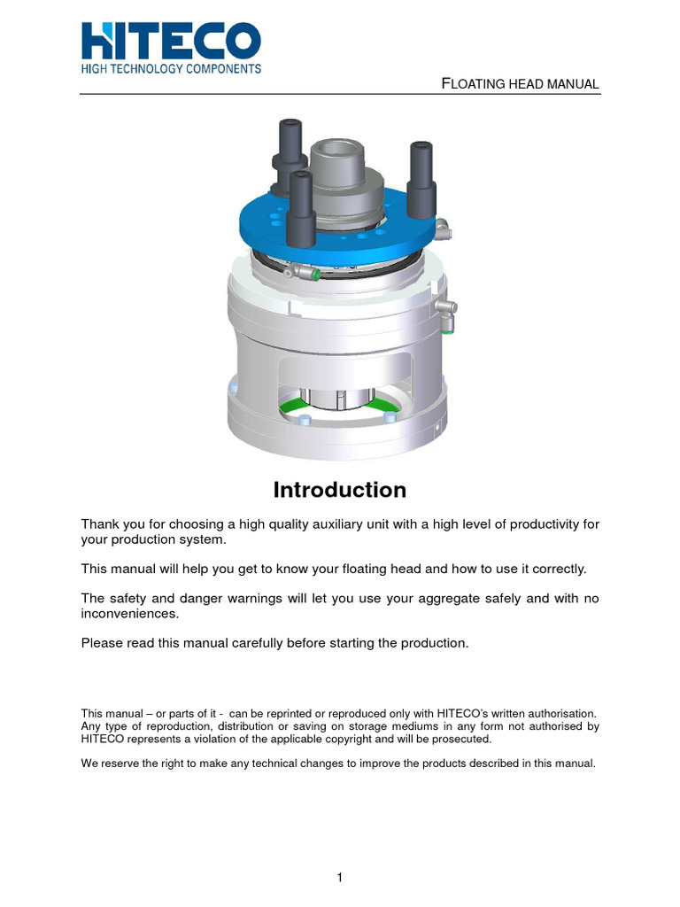 Aggregate FLOATING HEAD | PDF | Screw | Safety