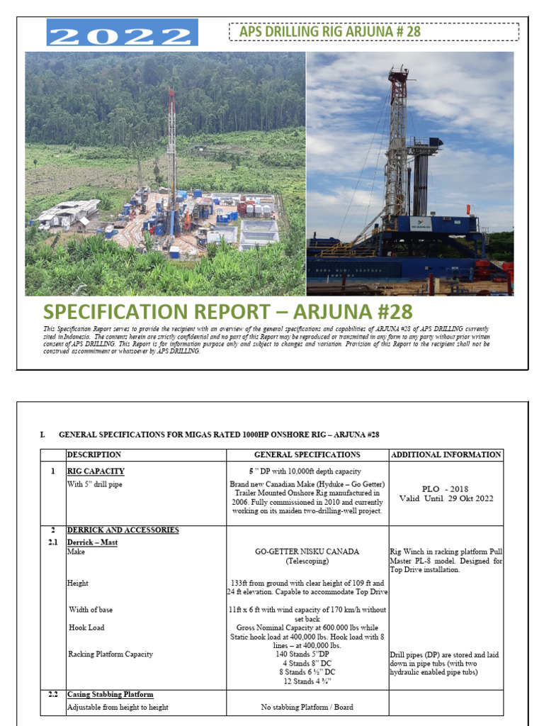 3 Spec Rig Arjuna #28-2 - 231031 - 083504 | PDF