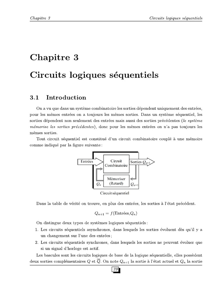 Logique Séquentielle | PDF