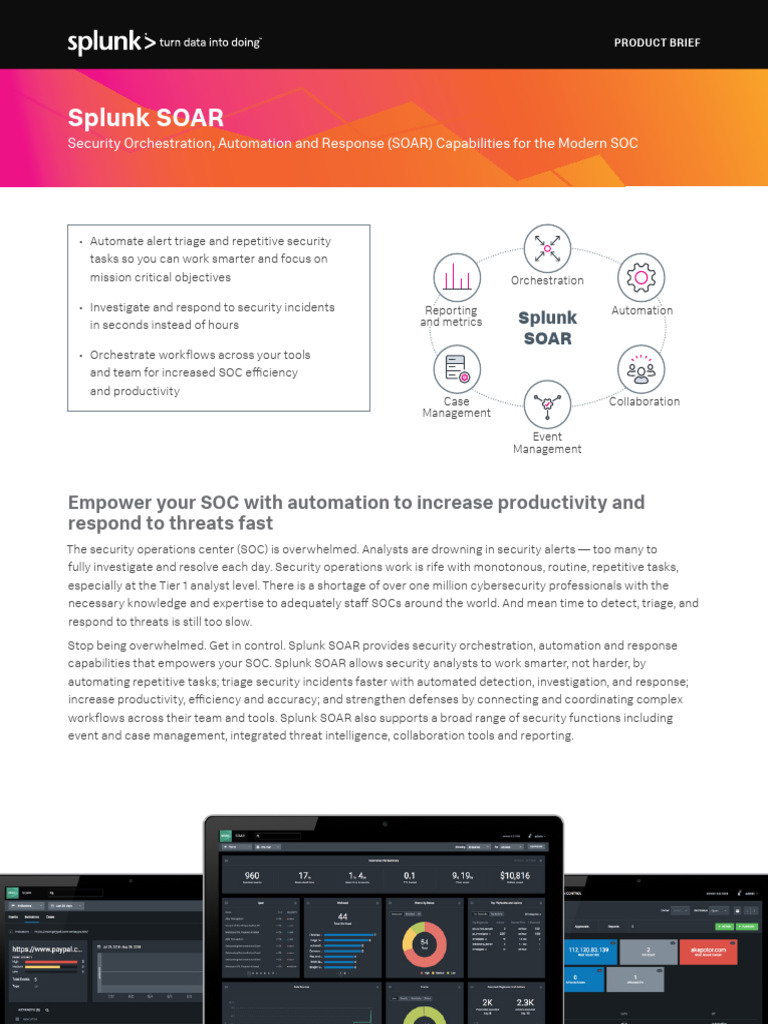 Splunk Soar | PDF | Automation | Information Technology Management