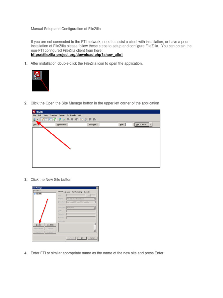 Manual FileZilla CO | PDF
