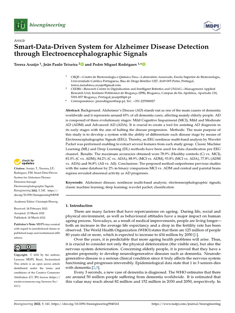 2022 - Smart-Data-Driven System For Alzheimer Disease Detection Through Electroencephalographic ...