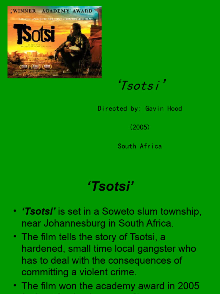 TSOTSI World Cinema | PDF