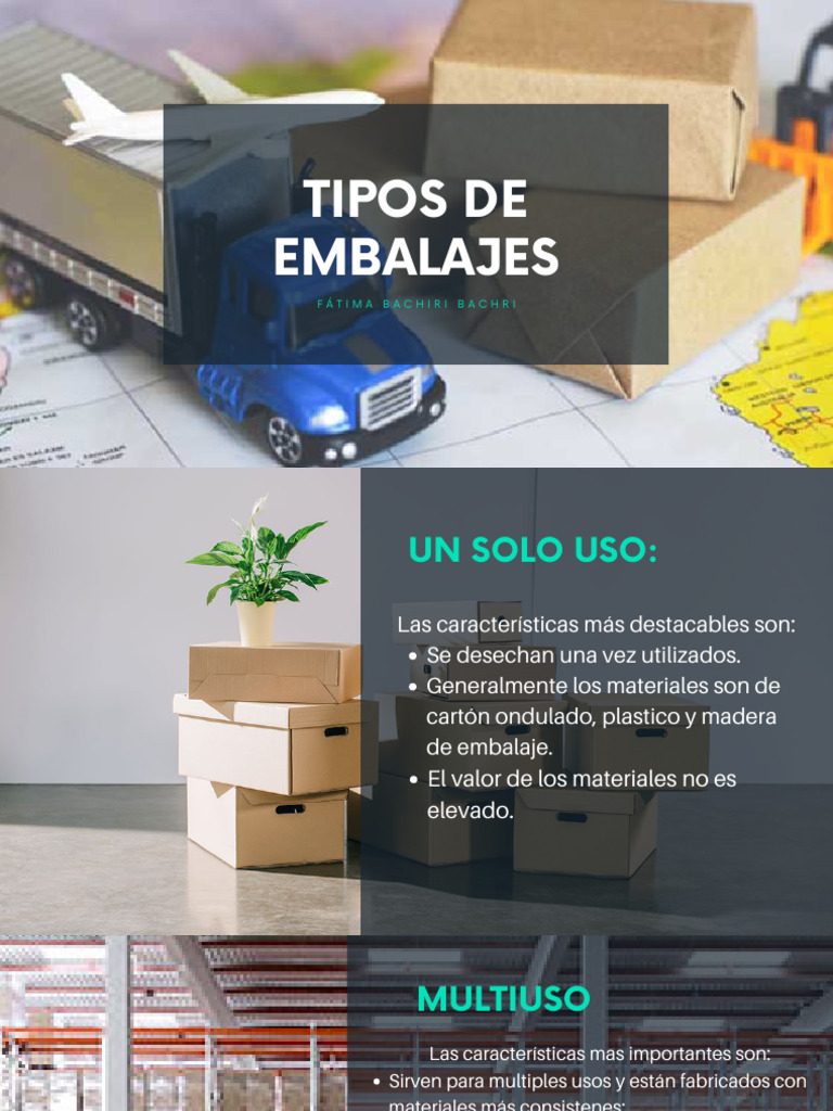 Guía de Embalajes: Tipos y Usos | PDF | Cartón | Transporte