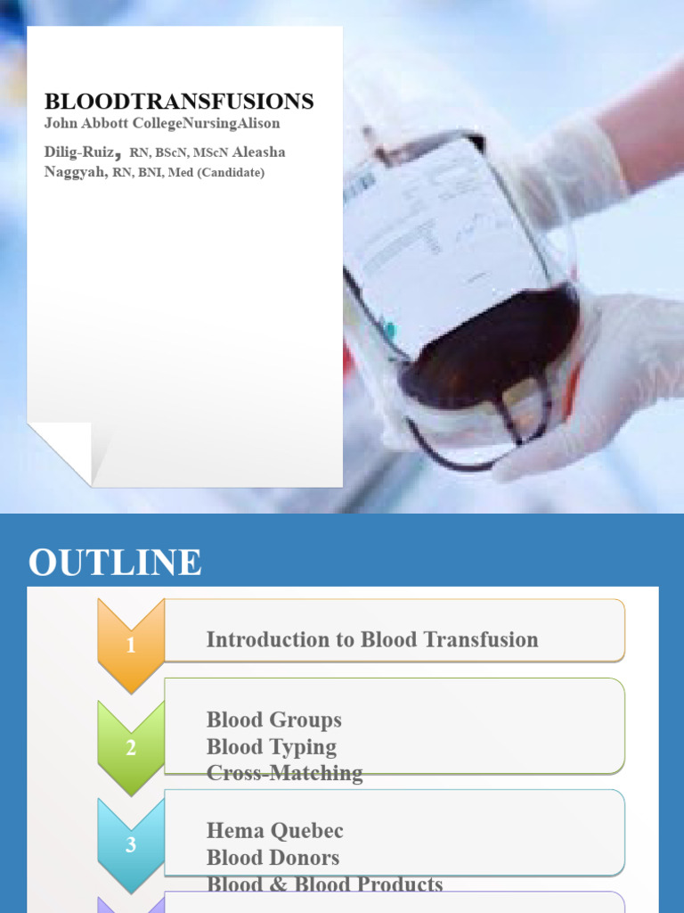 Blood Transfusions | PDF | Blood Type | Blood