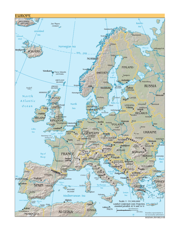 Europe Map | PDF