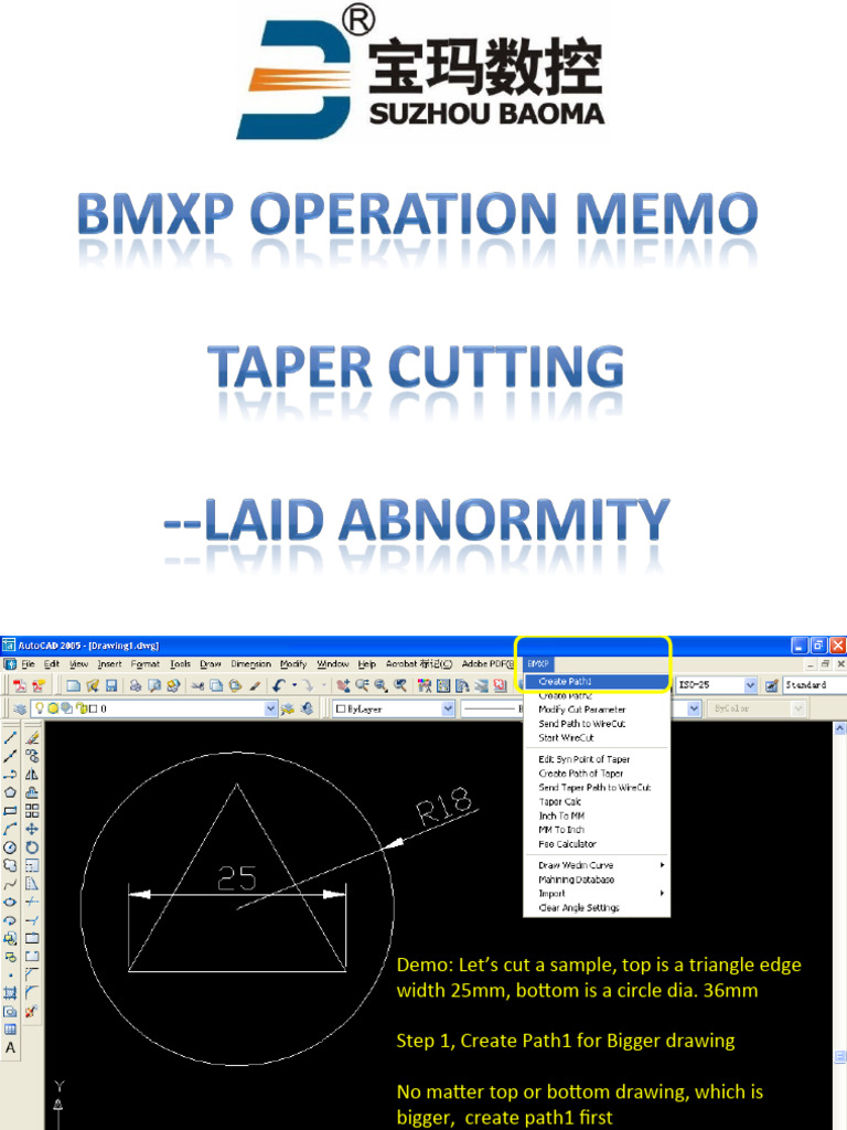 Taper Cut-Laid Abnormaity | PDF