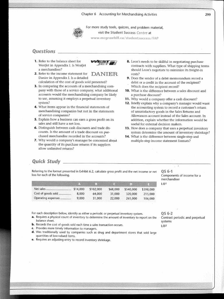 06 - Accounting For Merchandising Activities - Questions | PDF