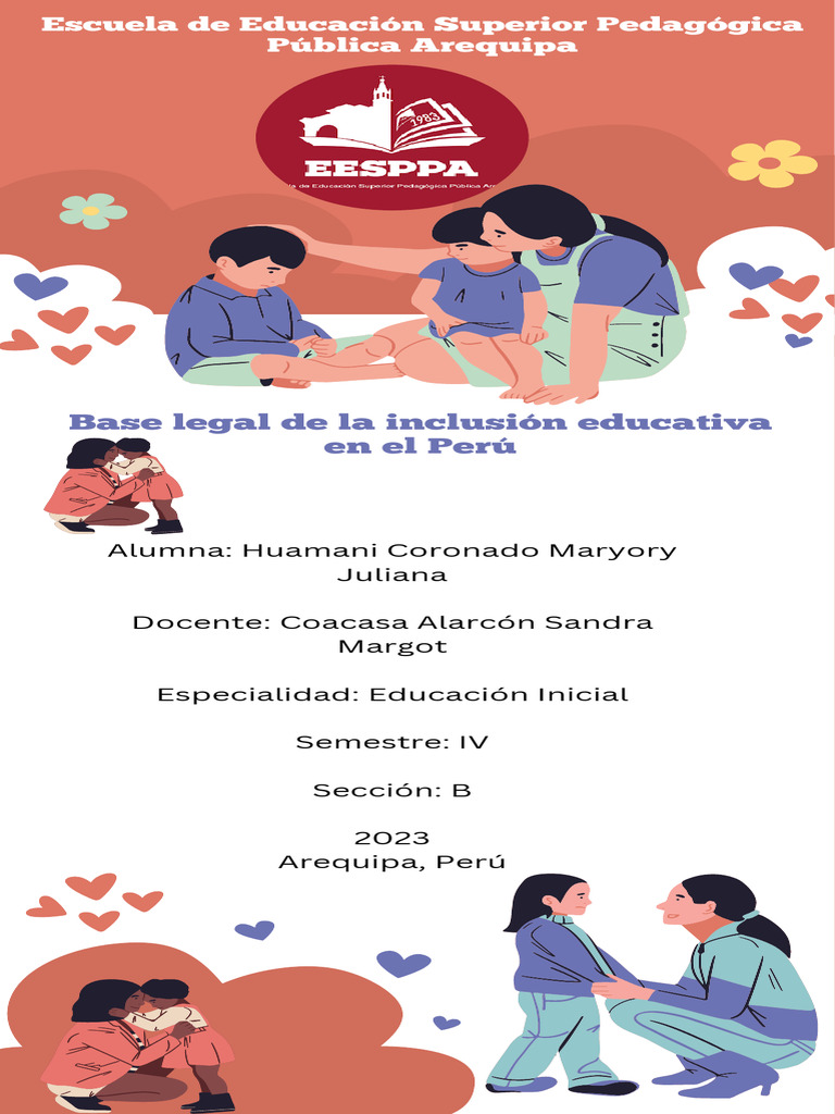Análisis de La Base Legal Sobre La Inclusión Educativa en El Perú 2022 ...