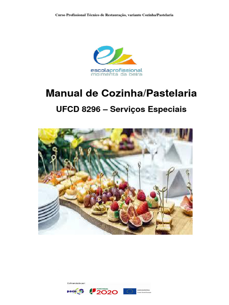 Ufcd 8296 Servicos Especiais | PDF | Gastronomia | Bufê