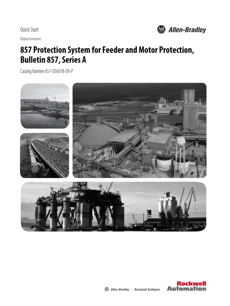 857 Protection System For Feeder and Motor Protection, Bulletin 857 ...