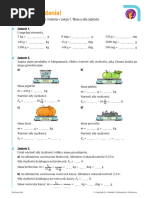 Zadania Masa A Sila Ciezkosci | PDF