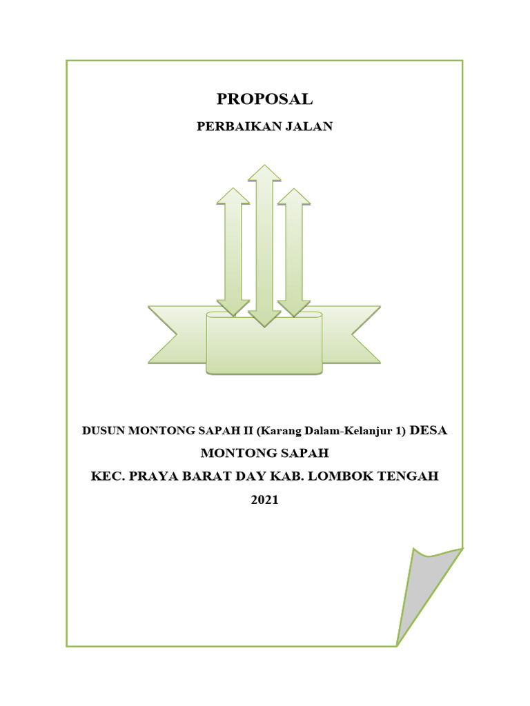 Contoh Proposal Jalan Usaha Tani | PDF