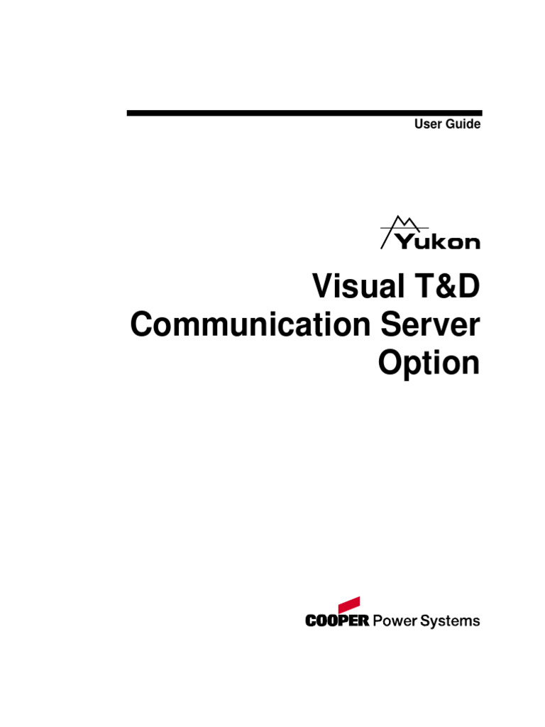 Visual TD Communication Server | PDF | Port (Computer Networking) | Transmission Control Protocol