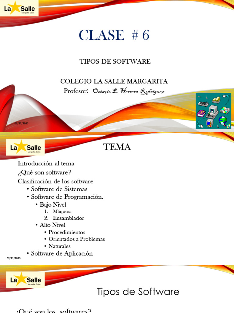 Clase 6 - Tipos de Software | PDF