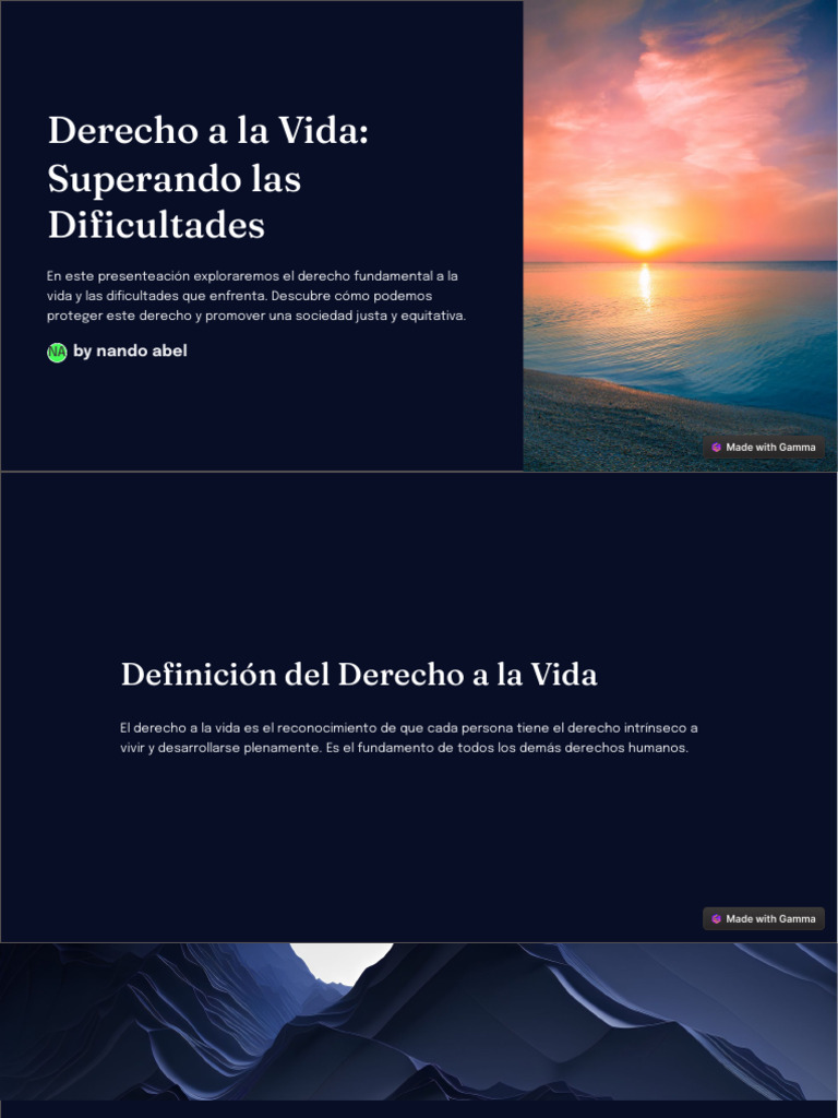 Derecho A La Vida Superando Las Dificultades | PDF | Derechos humanos | Discriminación y ...