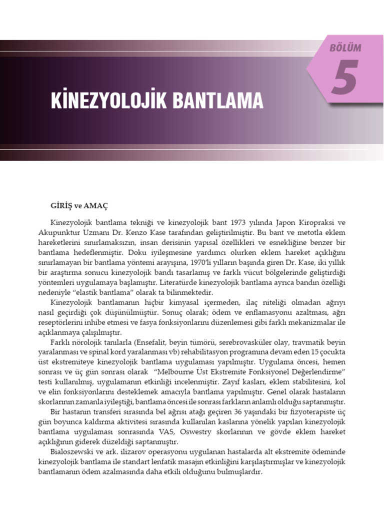 Kinezyolojik Bantlama | PDF