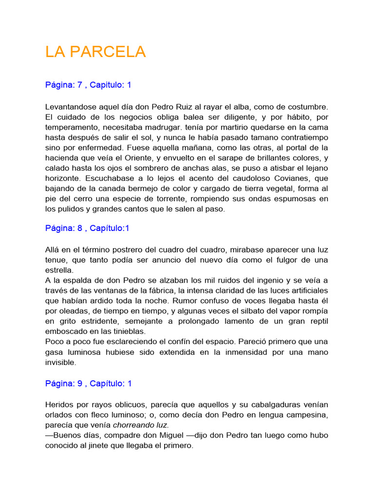 La Parcela: Encuentro de Negocios | PDF