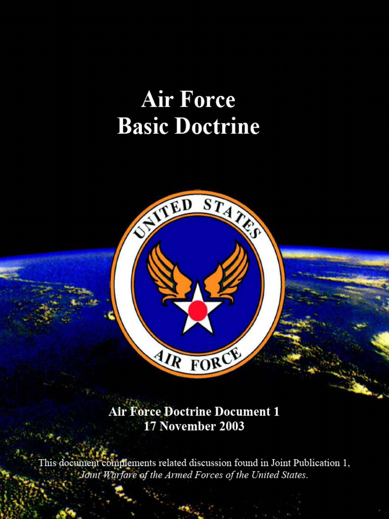AFDD Template Guide Air Force Basic Doctrine: 20 September 2002 | PDF ...