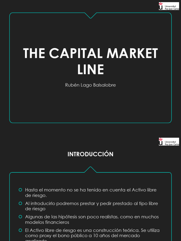 2 Capital Market Line | PDF | Inversiones | Mercado (economía)