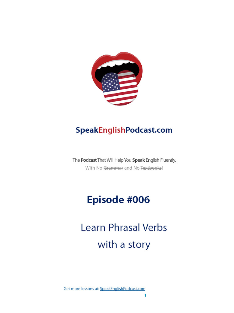 Learn Phrasal Verbs Through Story | PDF | Foreign Language Studies