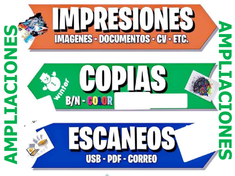 Letrero Impresiones Escaneo1 | PDF