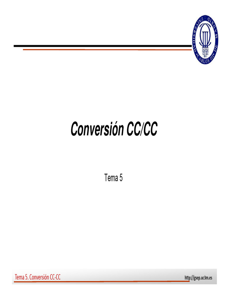 5.0. - Conversion - CC - CC | PDF | Fuente de alimentación | Rectificador