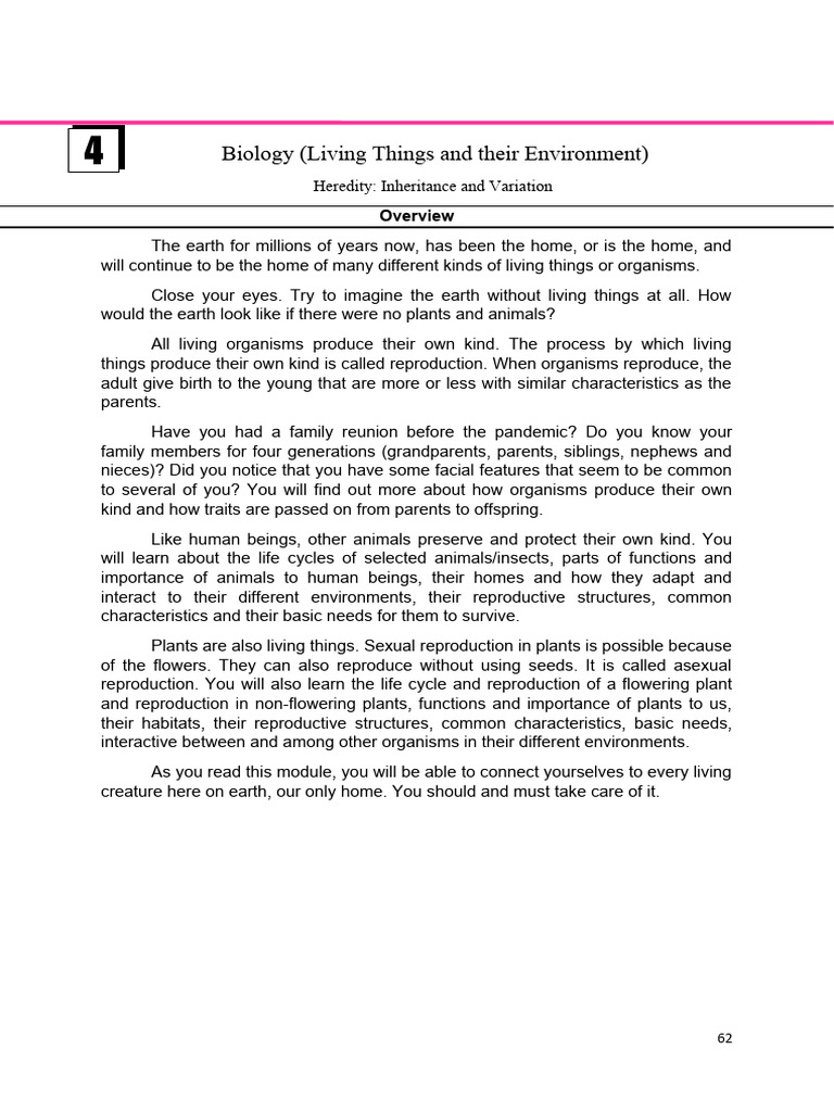 Science Module 4 | PDF | Pupa | Reproduction