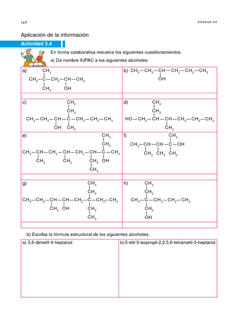 4 Alcoholes Actividad3 | PDF