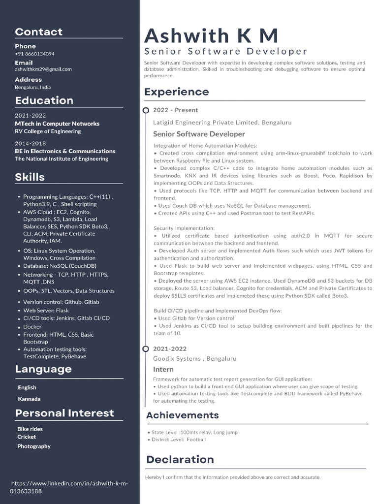 Ash With Resume | PDF
