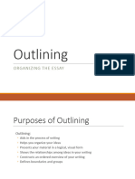 Outline Components - Purdue OWL | PDF
