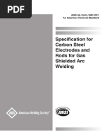 AWS A5.1/A5.1M:2025 Specification Overview | PDF | Welding | Construction