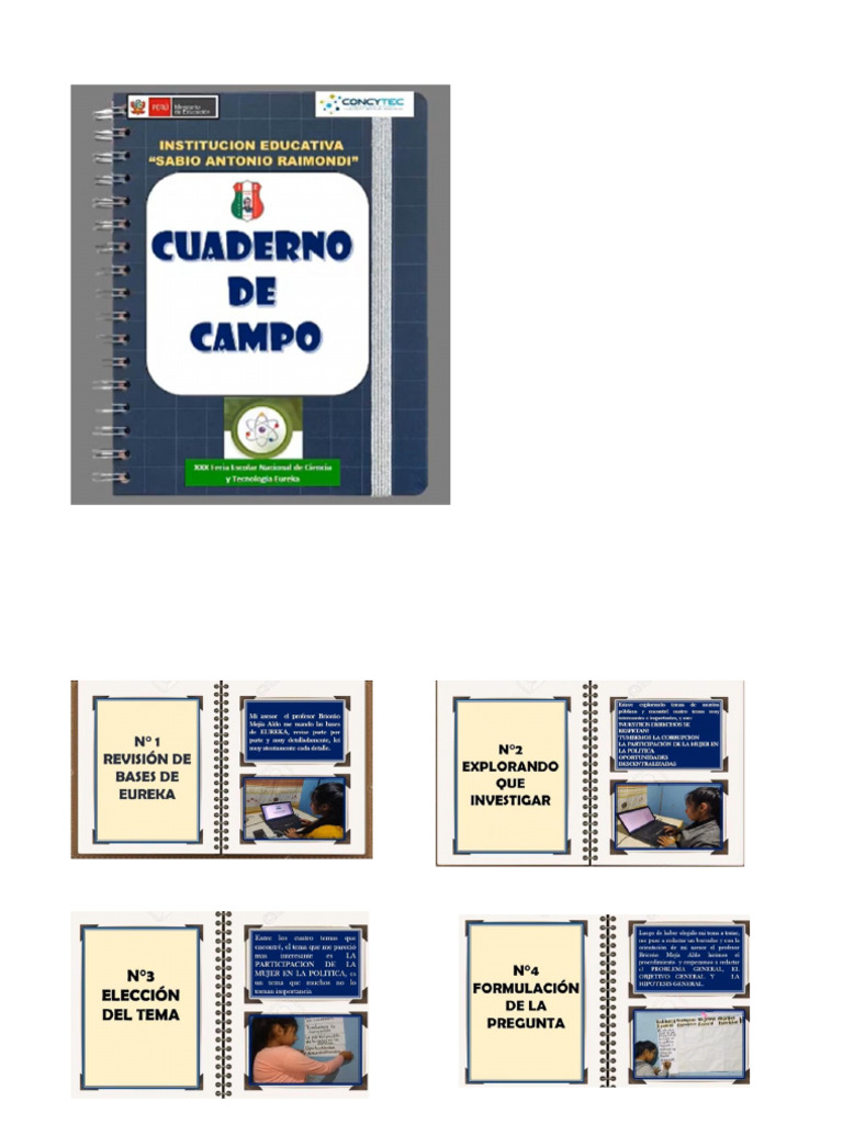 Ejemplo de Cuaderno de Campo (1) | PDF Ejemplo de Cuaderno de Campo (1) | PDF