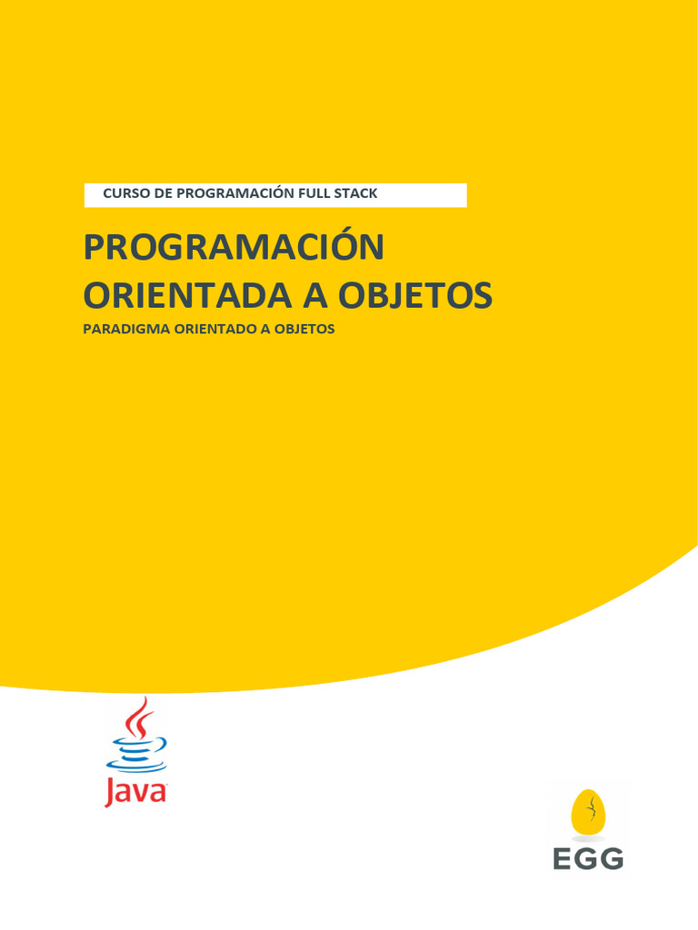 Guía POO | PDF | Objeto (informática) | Constructor (Programación Orientada a Objetos)