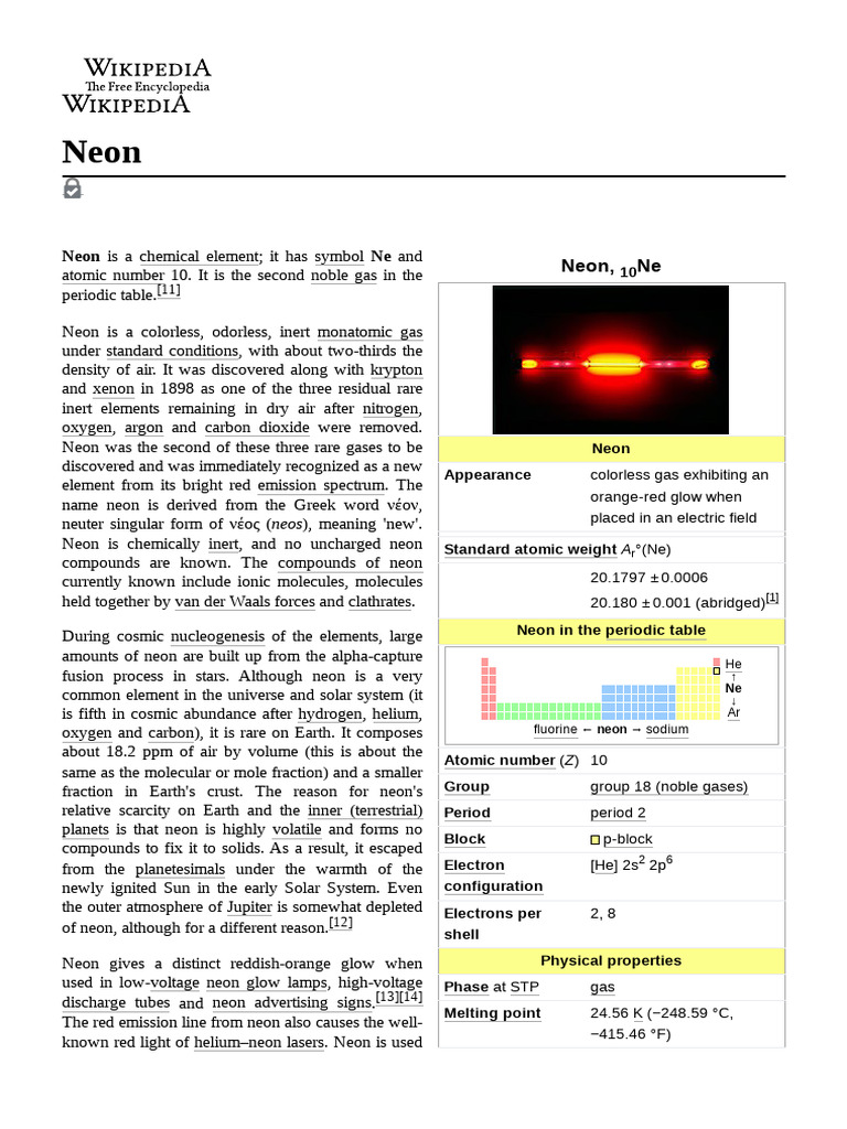 Neon | PDF