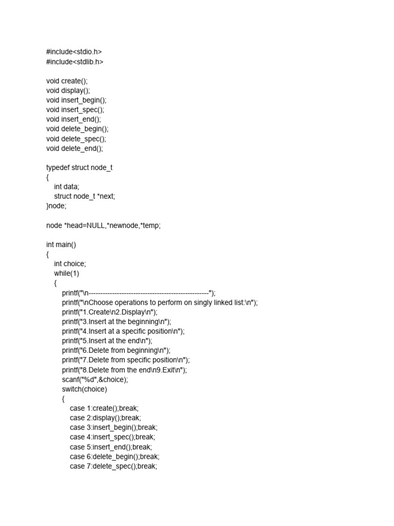 SLL | PDF | C++ | Computer Science