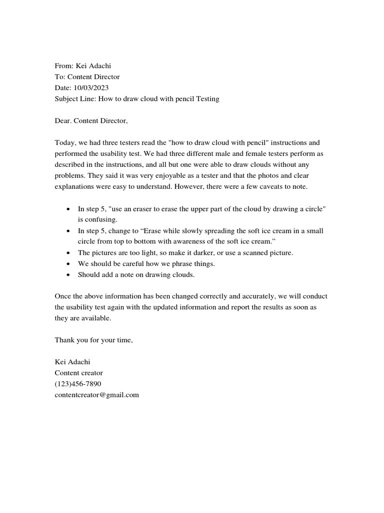 Workplace Correspondence Assignment Edited | PDF | Usability | Software ...